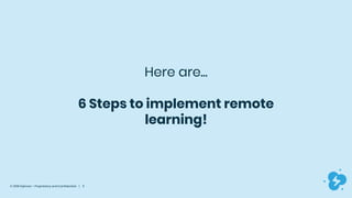 6 Steps to Implement Remote Learning | PPT