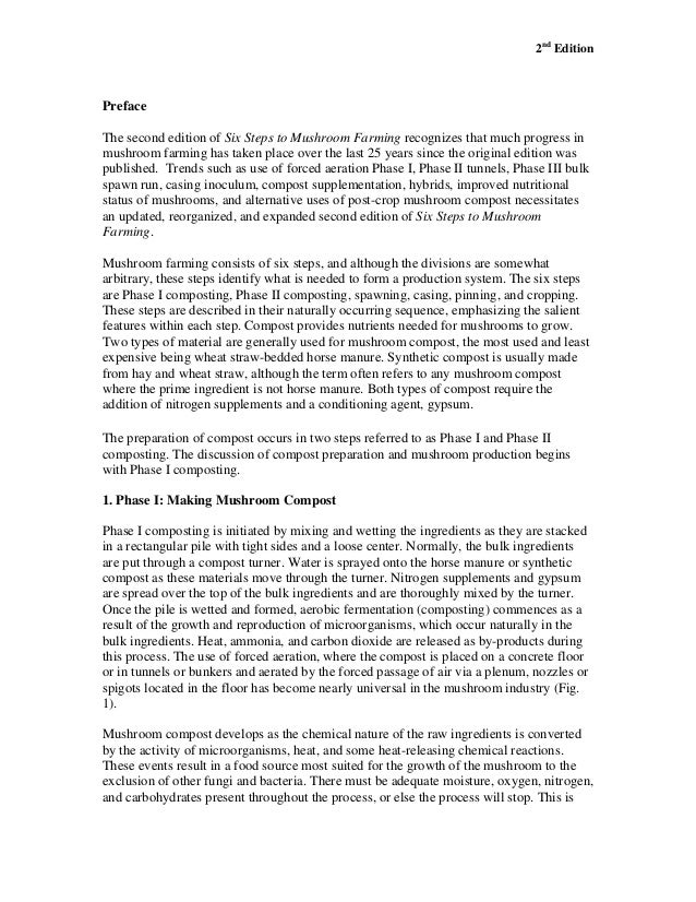 6 steps to mushroom farming