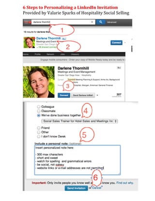 6-Step Guide to Personalized LinkedIn Invitations | PDF