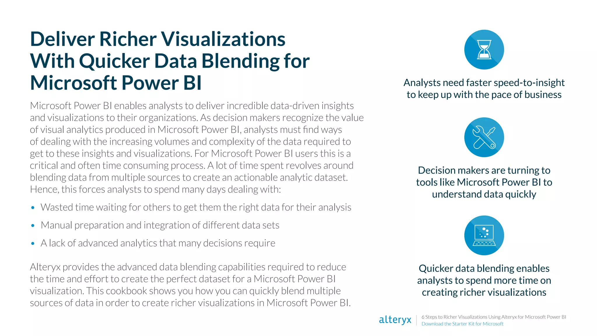 6 Steps To Richer Visualizations Using Alteryx For Microsoft Power Bi Updated Ppt
