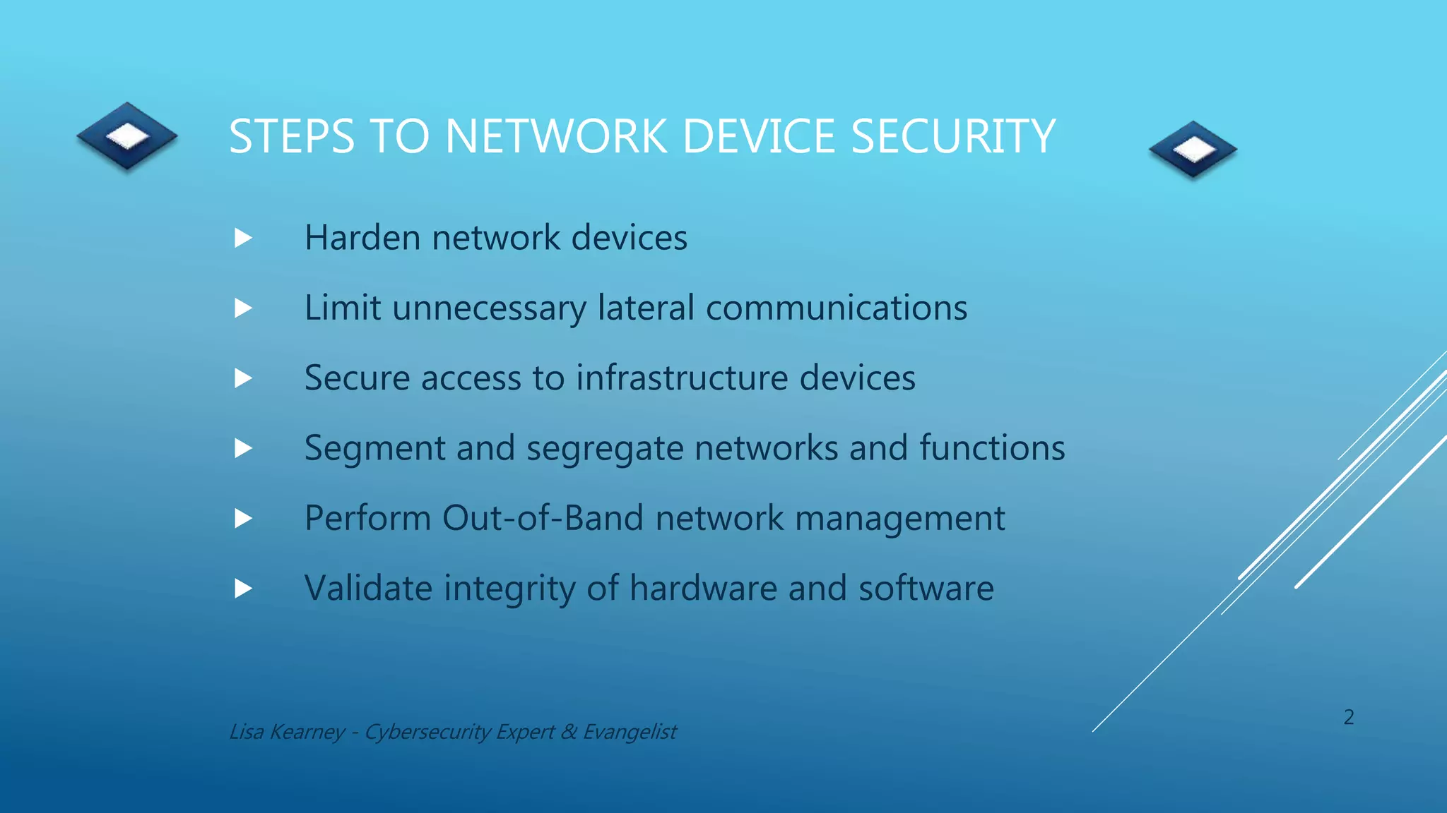 6 Steps to Secure Network Devices | PPT