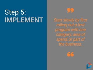 6 Steps to Transform from Tactical to Strategic Sourcing | PDF