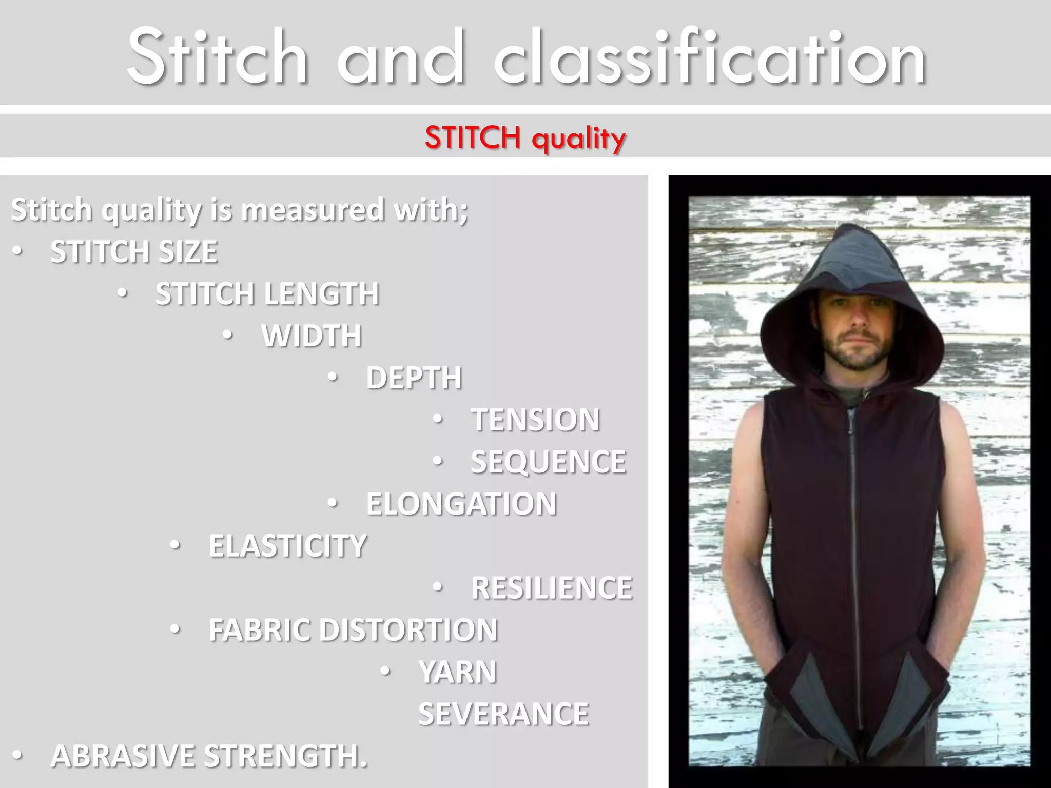 6stitchclassification 131230044238-phpapp02 | PPTX