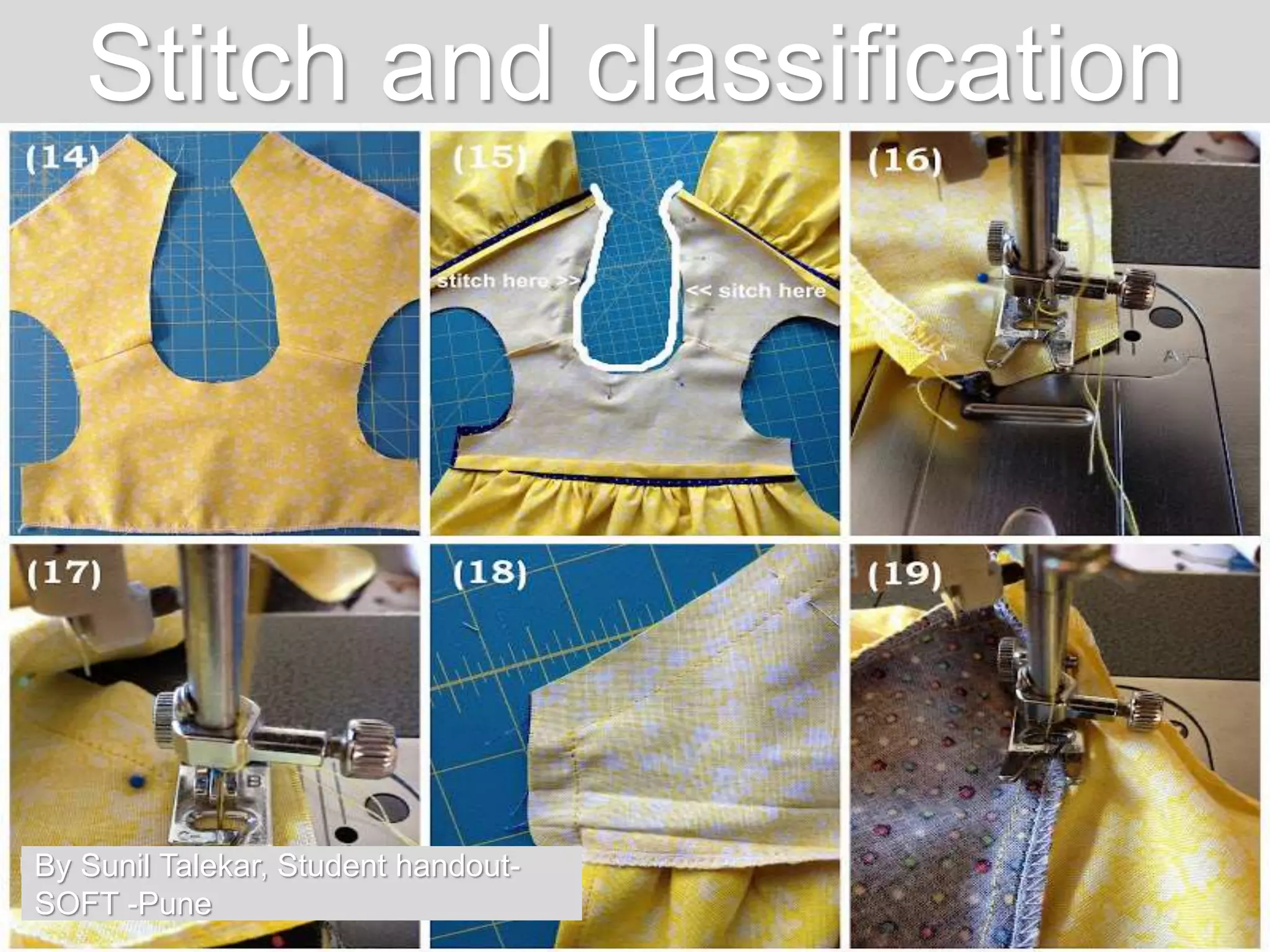 6stitchclassification | PPTX | Needlework | Arts and Crafts