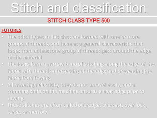 6stitchclassification | PPTX | Needlework | Arts and Crafts
