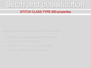 6stitchclassification | PPTX | Needlework | Arts and Crafts