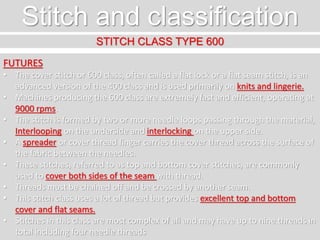 6stitchclassification | PPTX | Needlework | Arts and Crafts