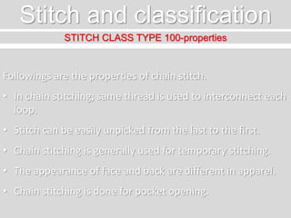 6stitchclassification | PPTX | Needlework | Arts and Crafts