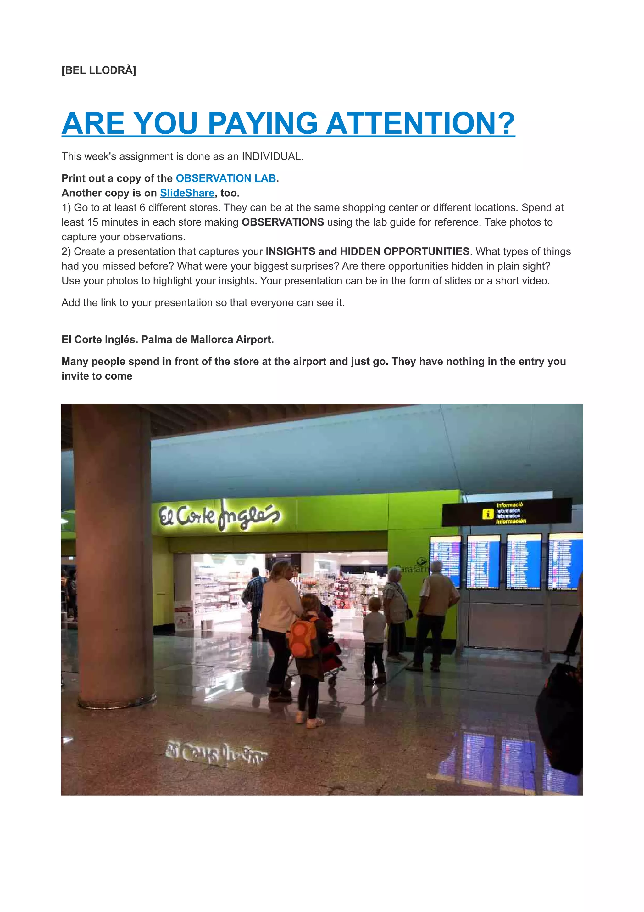 Analyzing 6 stores | PDF