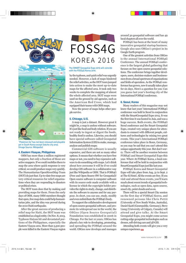 6 Stories of Maps and FOSS4G Korea | PDF | Shareware and Freeware | Computer Software and ...