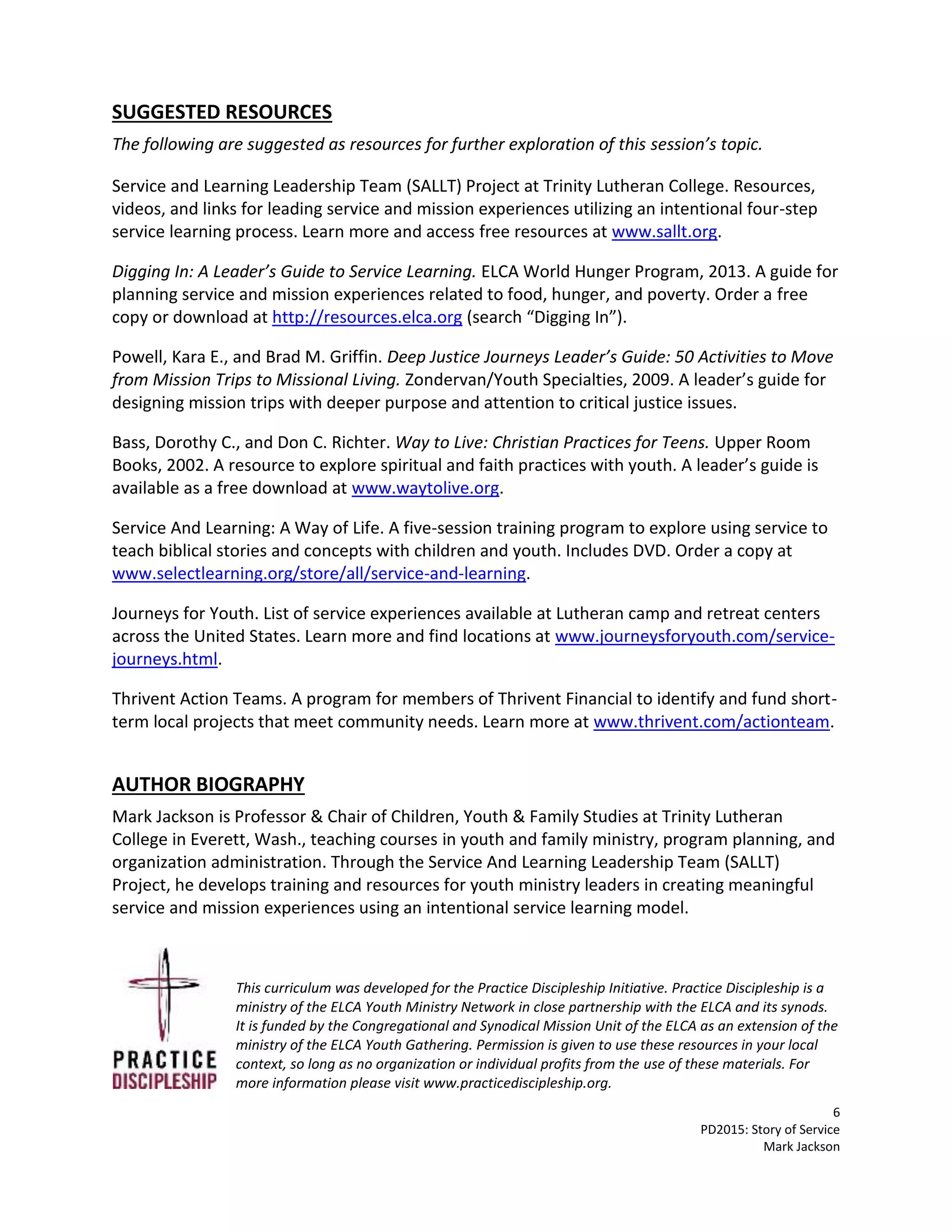 6 story of service | DOCX