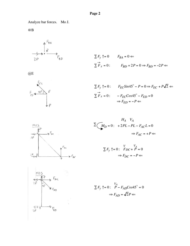 6 stress on trusses | PDF