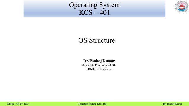 Structure of Operating System | PPT