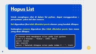 Algoritma dan Struktur Data (Python) - Struktur Data | PDF
