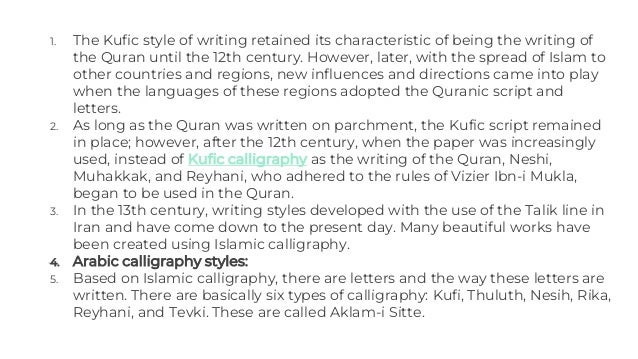 6 Styles of Arabic Calligraphy.pptx