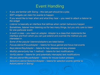 6 swt programming | PDF | Programming Languages | Computing