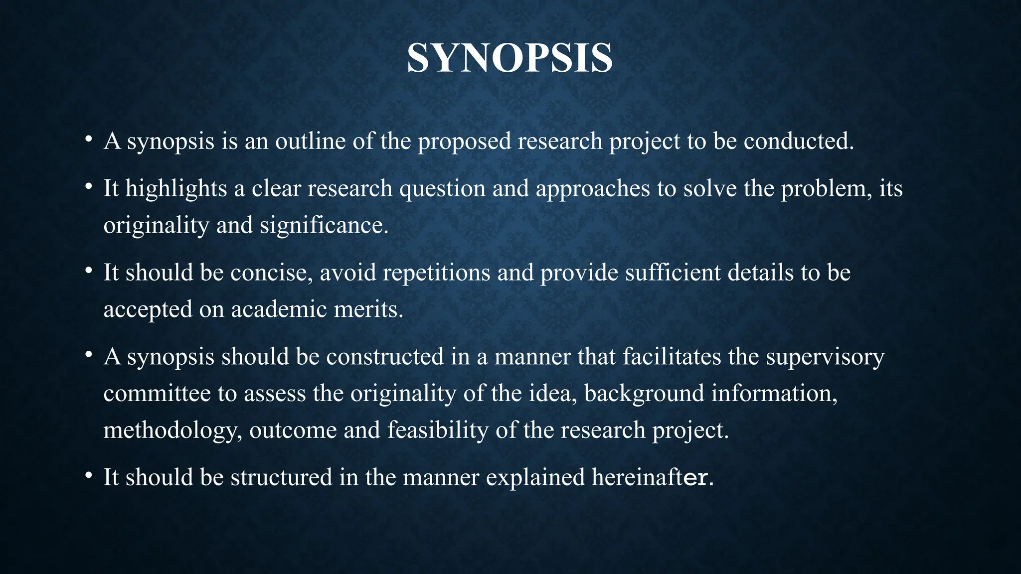 6 Synopsis Writing.pptx in nursing department | PPTX