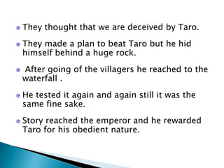 6 taro's reward | PPTX
