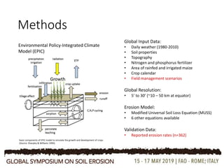 Simulation and evaluation of global sediment runoff and soil organic ...