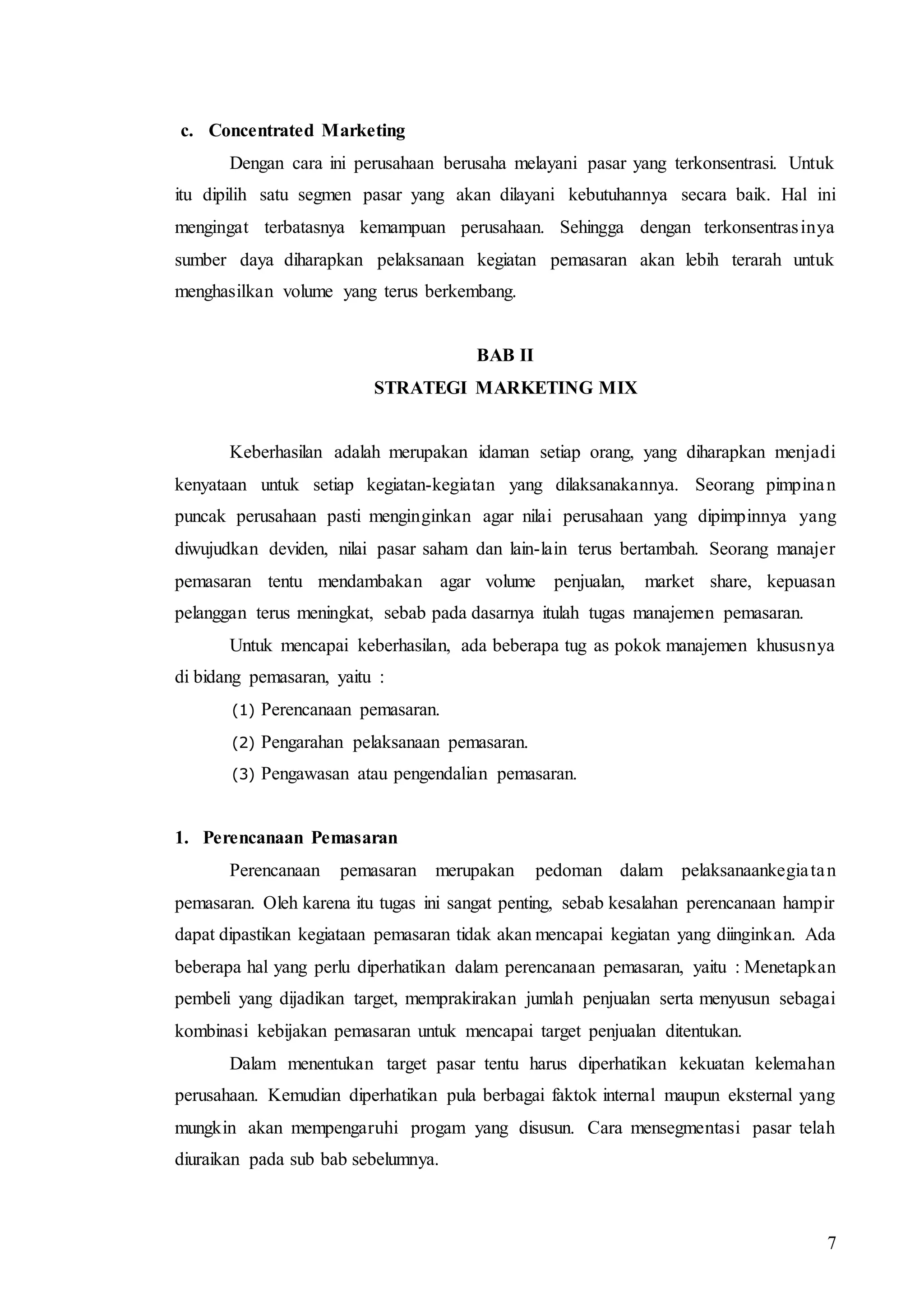 Manajemen pemasaran | PDF