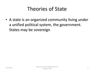 Theories of Nation State 129 slds | PPTX