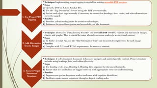 6 Techniques for Effective PDF Remediation with ADA and WCAG Guidelines ...