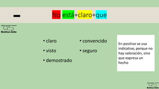 Subjuntivo Es importante que Teoría | PDF