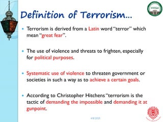Terrorism and Pakistan: An overview | PDF