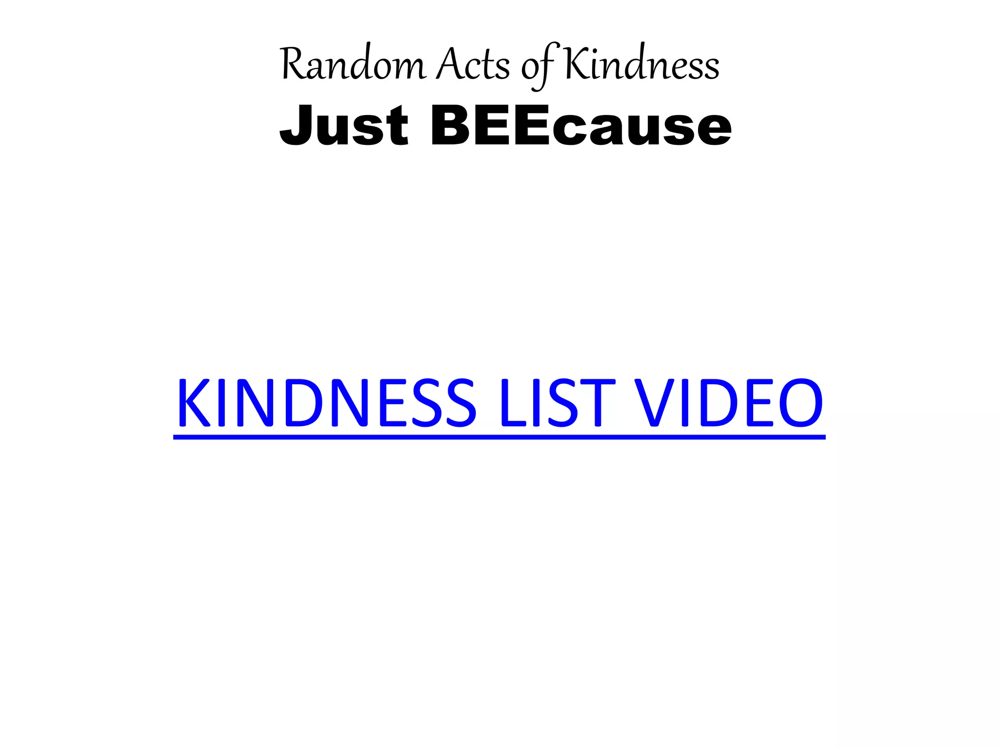6th 8th intro to 5-day kindness challenge | PPT