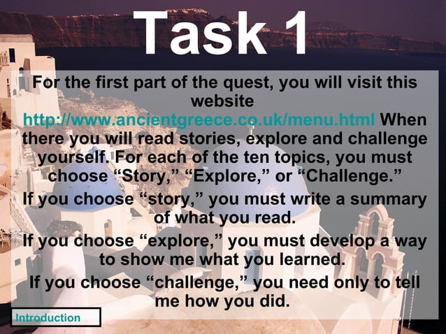 6th Ancient Greece Webquest | PPT