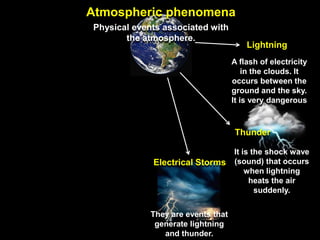 6th block 4 - Atmospheric Phenomena | PPTX