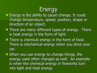 6th Grade Chapter 12-energy | PPT