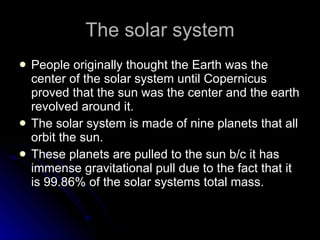 6th Grade Solar System Powerpoints