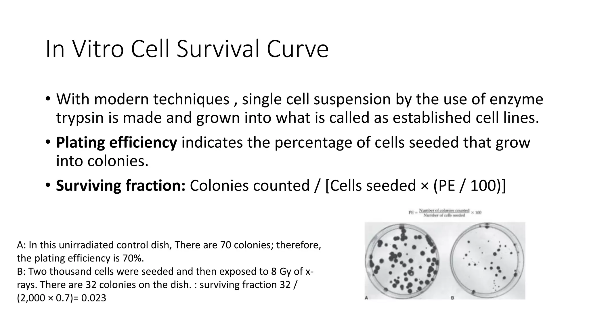 6th radiobiology- cell survival curves | PPTX