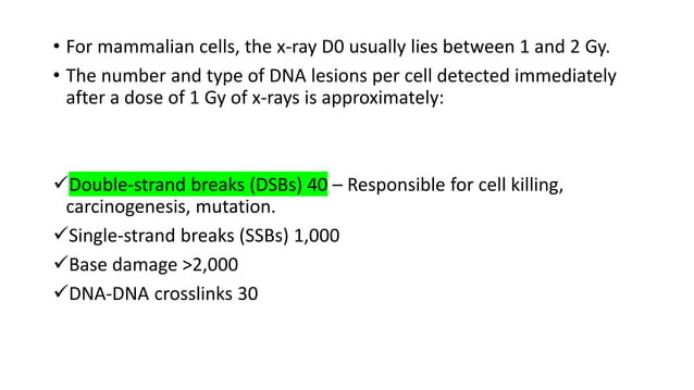 6th radiobiology- cell survival curves | PPTX | Cancer | Diseases and ...