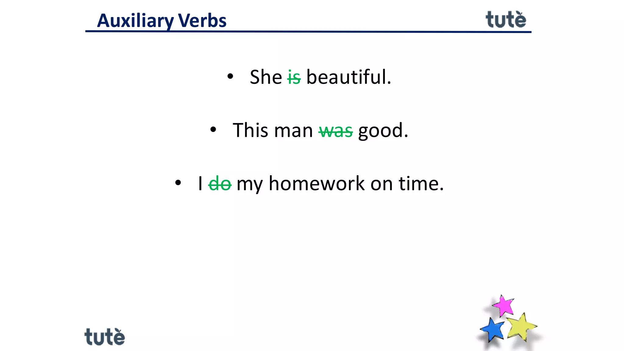 Auxiliary verbs and English Grammar ppt | PPT