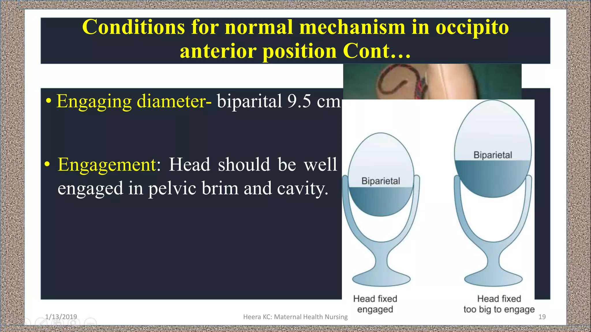 Mechanism of labour | PPTX