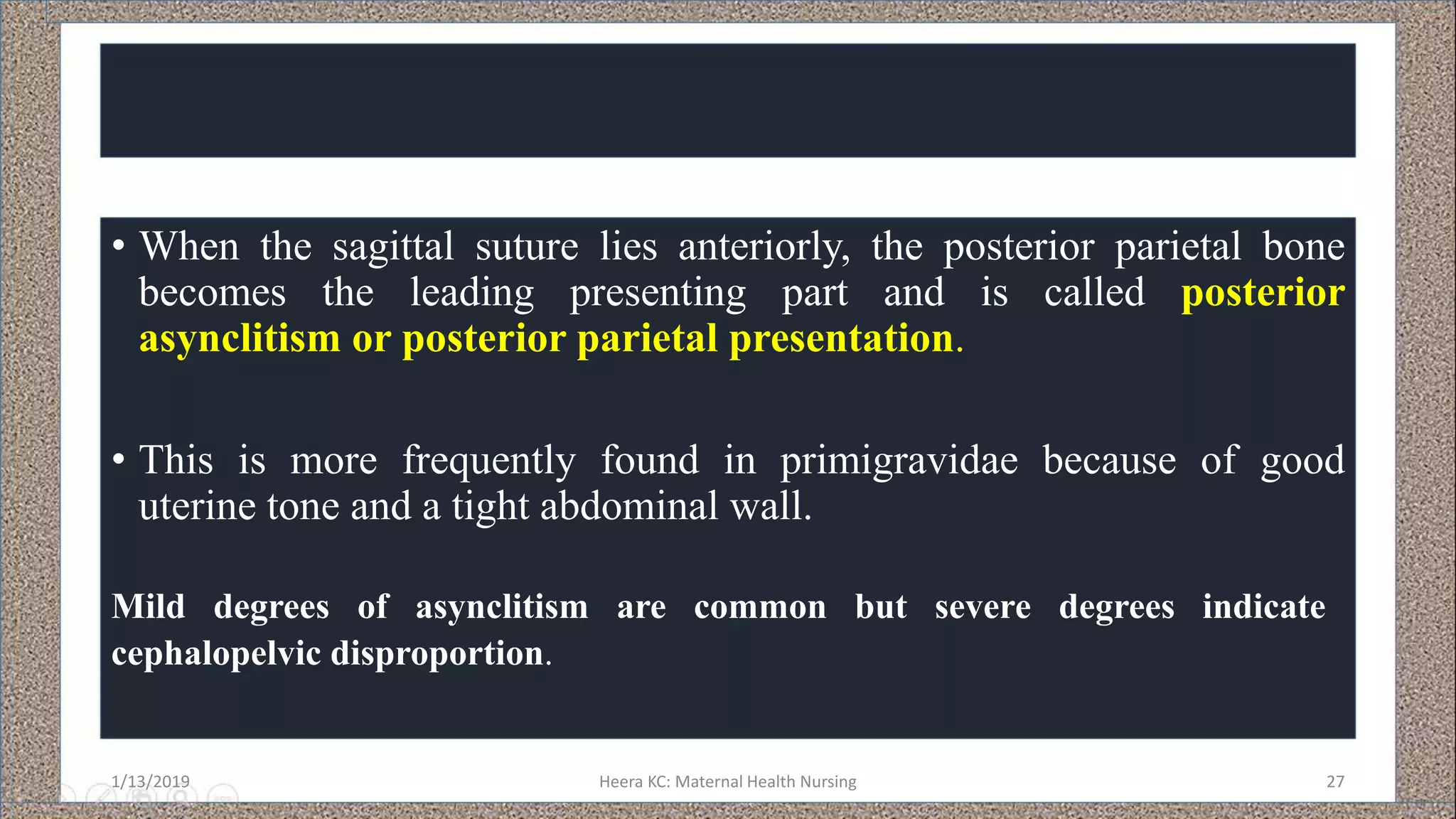 Mechanism of labour | PPTX