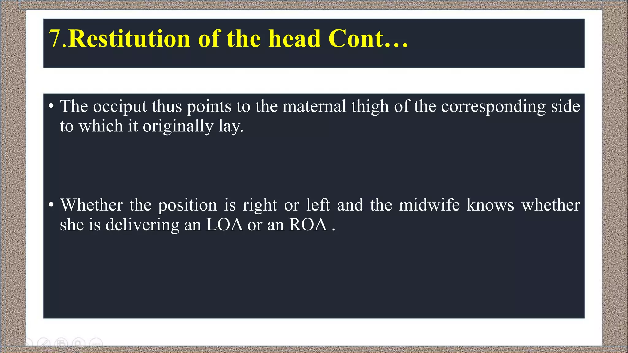 Mechanism of labour | PPTX