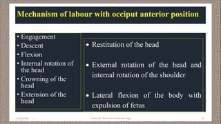 Mechanism of labour | PPTX