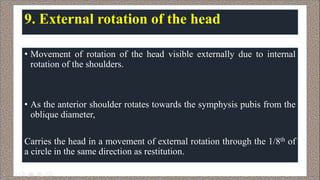 Mechanism of labour | PPTX