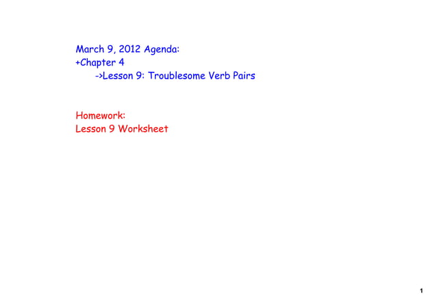 Chapter 4, Lesson 9 | PDF | Homework and Study | Education