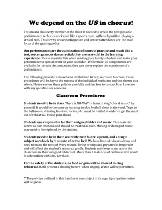 6th chorus grading policy and classroom procedures20122013 | PDF ...