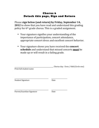 6th chorus grading policy and classroom procedures20122013 | PDF ...