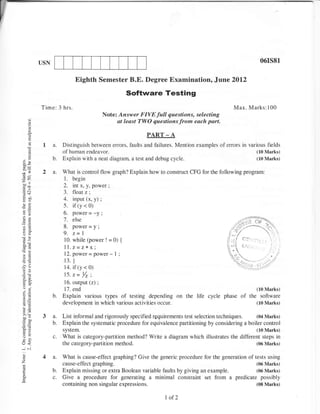 Computer Science and Information Science 6th semester(2012 June/July ...
