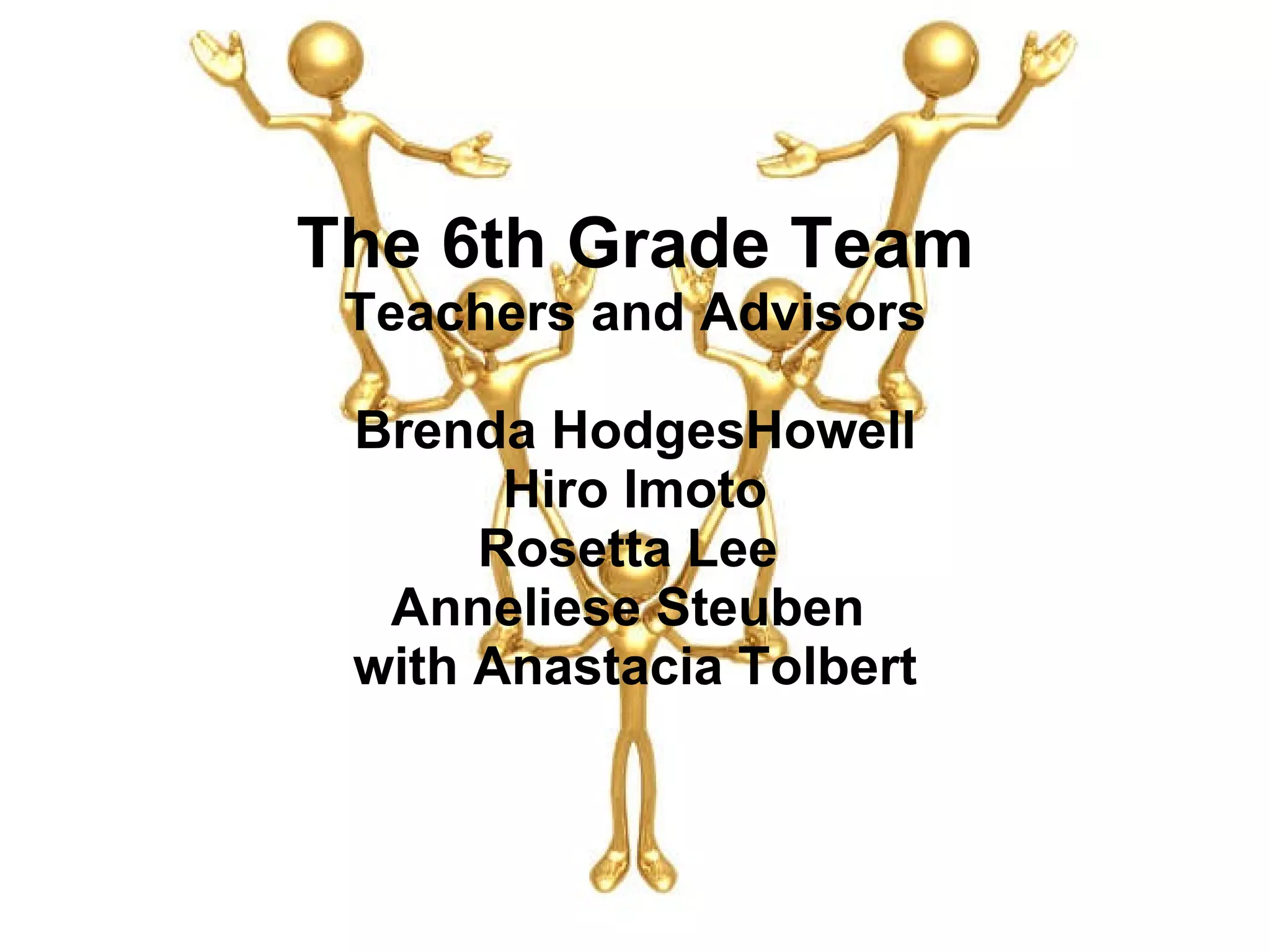 SGS 6th Grade Curriculum Night Presentation | PPT