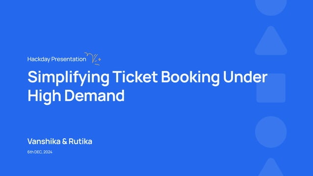High-Demand Ticket Booking Redesign: A Seamless UX for Live Events | PDF