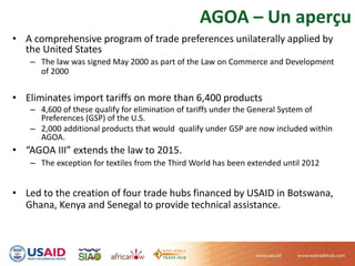 6 The African Growth and Opportunity Act - AGOA | PDF