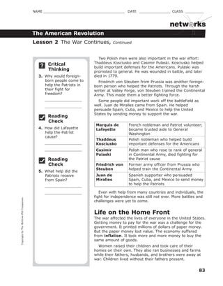 6the american revolution | PDF | Death, Injury, or Military Conflict ...