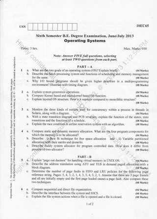 6th Semester Electronic and Communication Engineering (2013-June ...